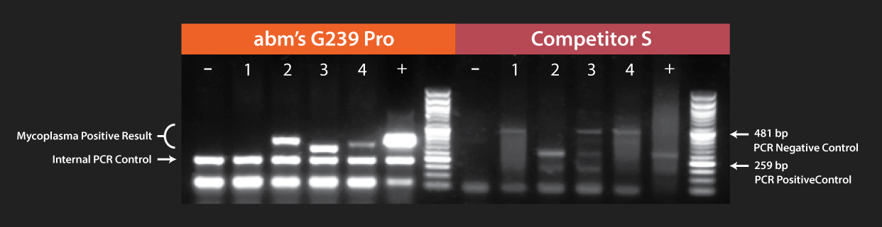 Performance Comparison - G238 & G239 | Applied Biological Materials Inc.